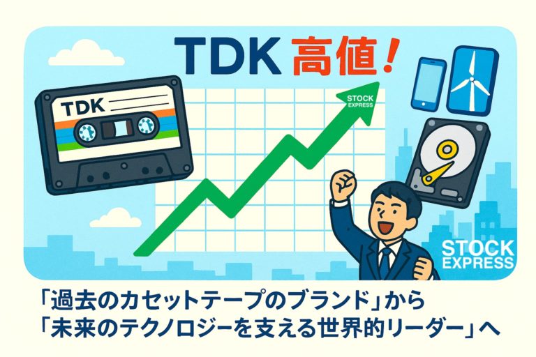 TDK株が年初来高値を更新！「過去のカセットテープのブランド」から「未来のテクノロジーを支える世界的リーダー」へと変貌 | STOCK EXPRESS